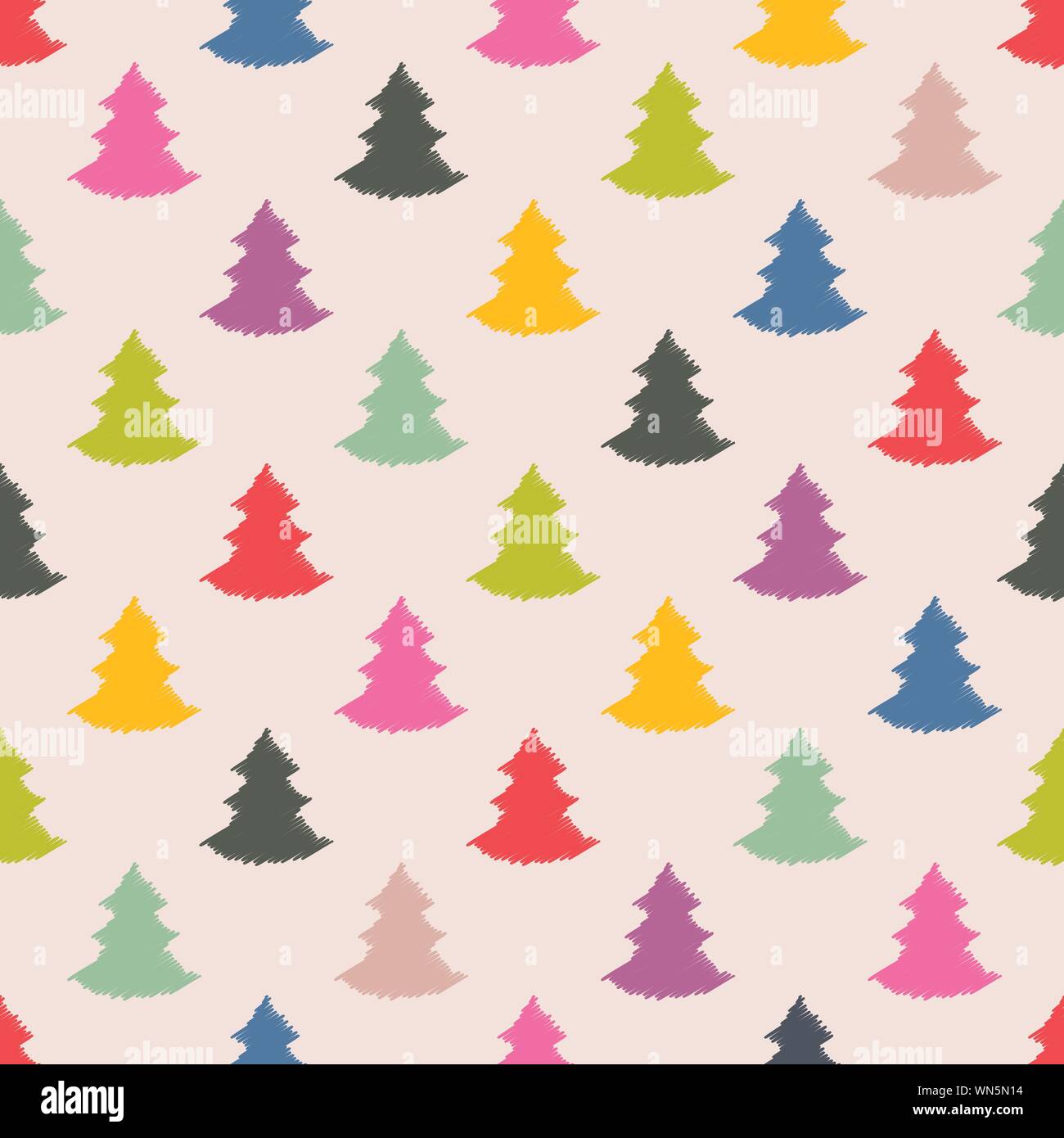 Christmas tree seamless texture design Stock Vector Image & Art - Alamy