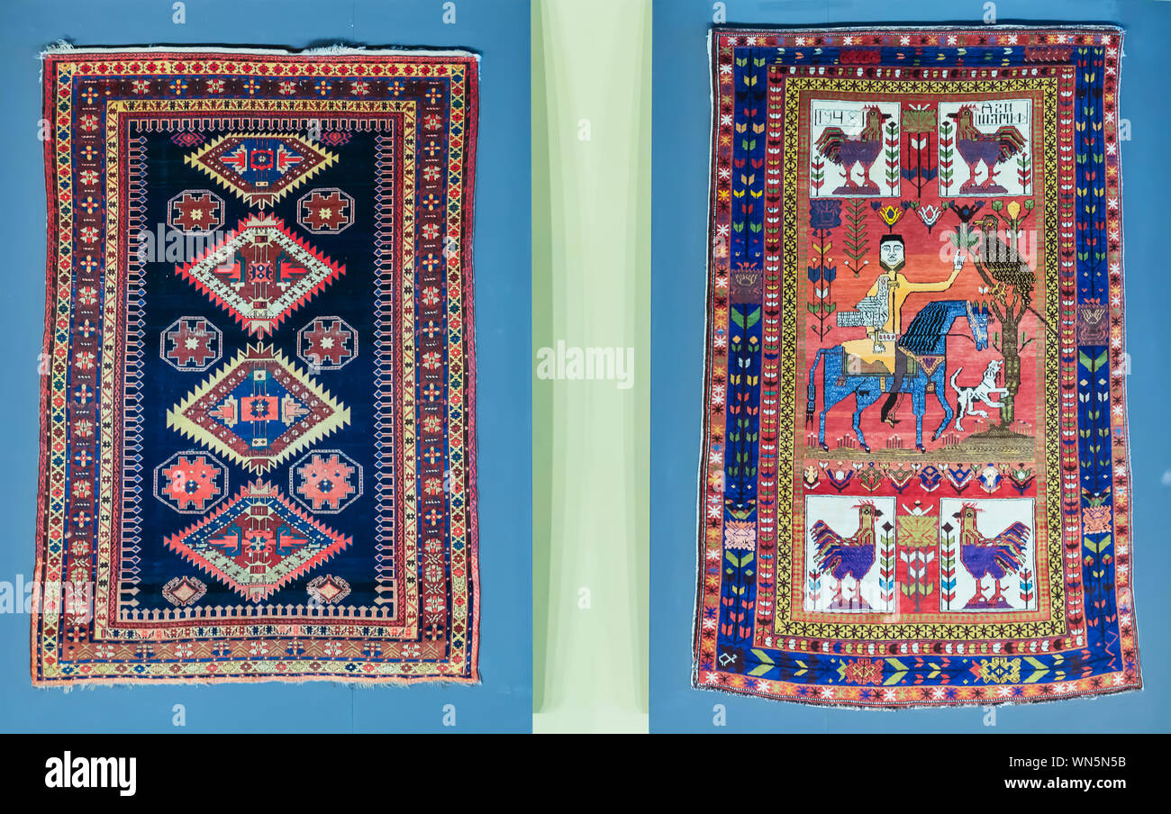 Traditional Azerbaijani carpet, Azerbaijan National Carpet Museum, Baku ...