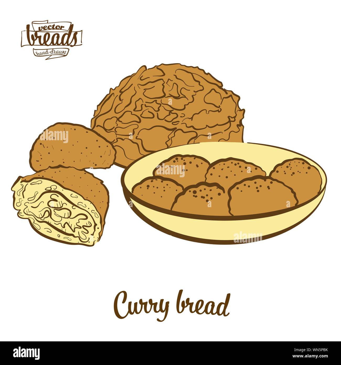 Bread Drawing Colored at Loretta Little blog