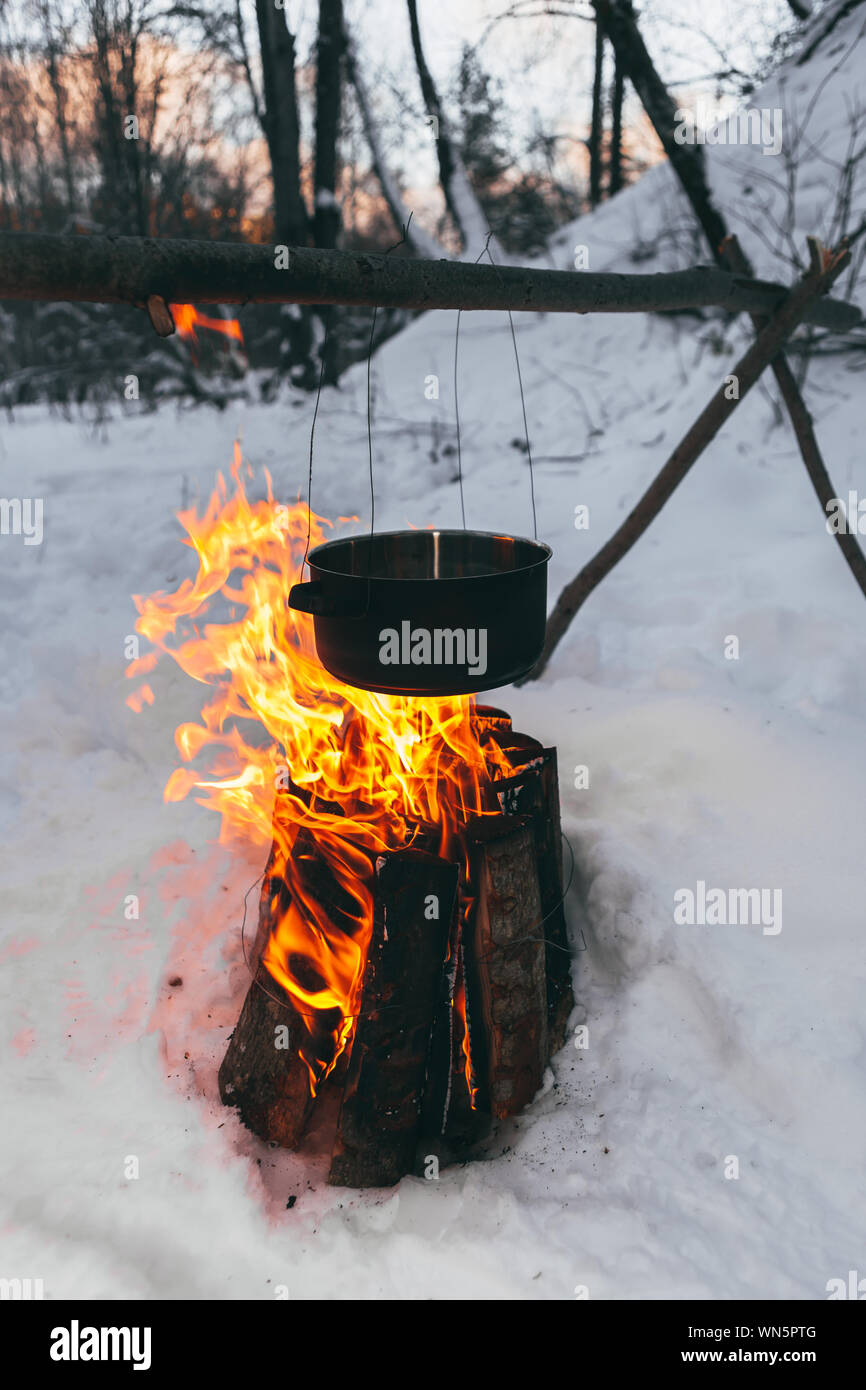 Snow covered fire tree hi-res stock photography and images - Alamy