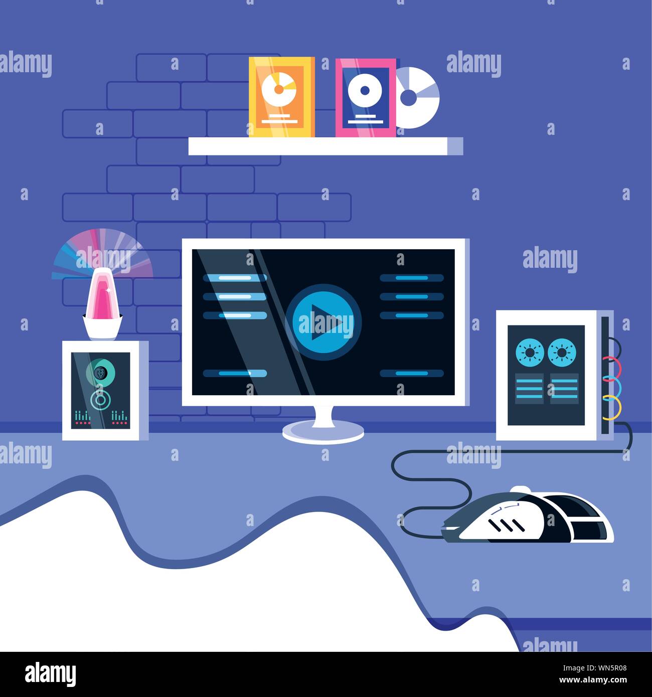 console and display games entertainment vector illustration design ...