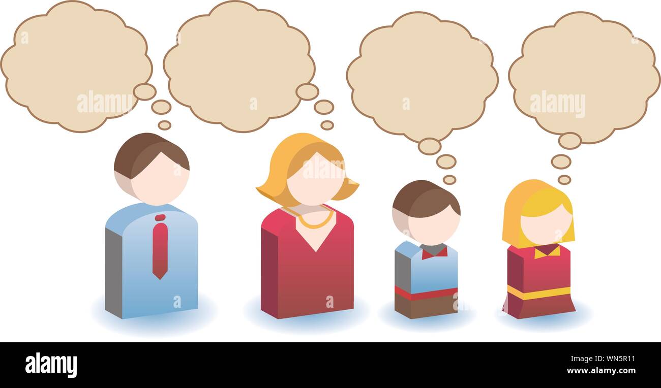 Boy chatting to dad Stock Vector Images - Alamy