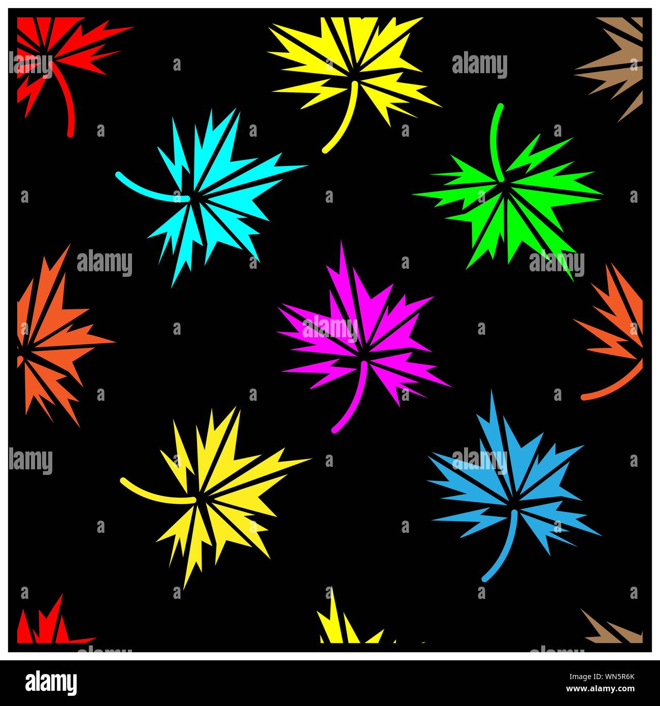 Fan leaf tree Stock Vector Images - Alamy