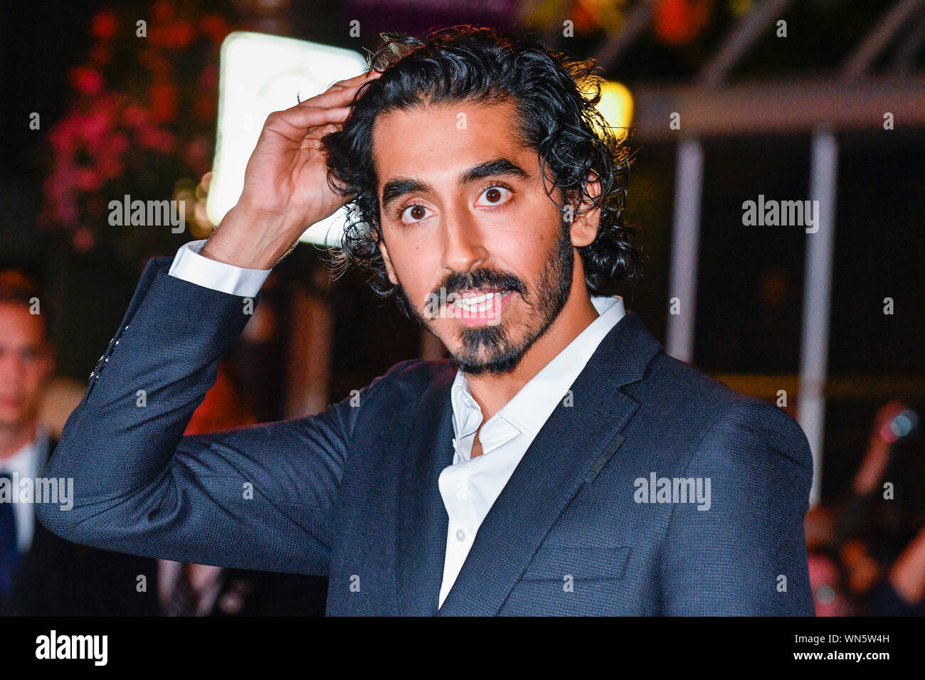 Toronto, Canada. 05th Sep, 2019. - English Actor Dev Patel arrives for ...