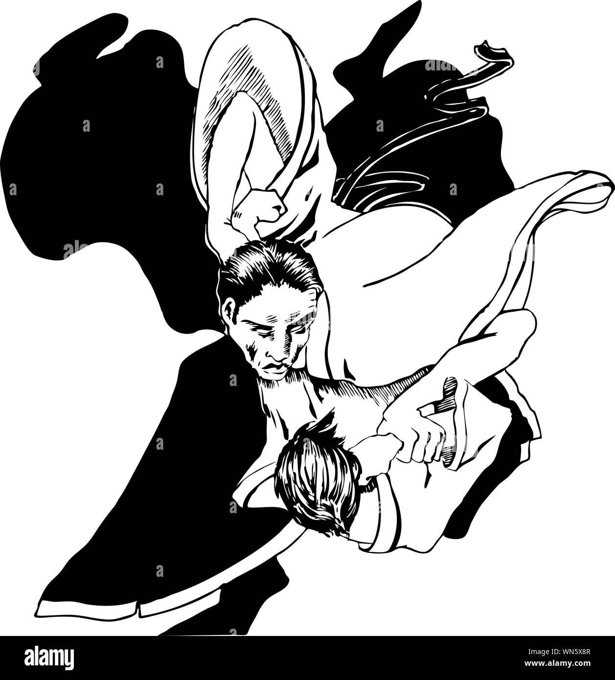 Asian battle art Black and White Stock Photos & Images - Alamy