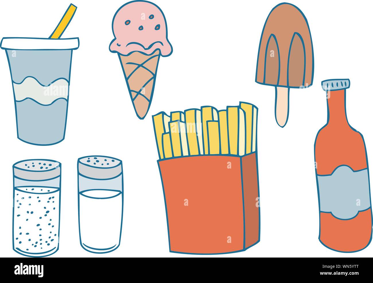 Fast food sauce bottle Stock Vector Images - Alamy