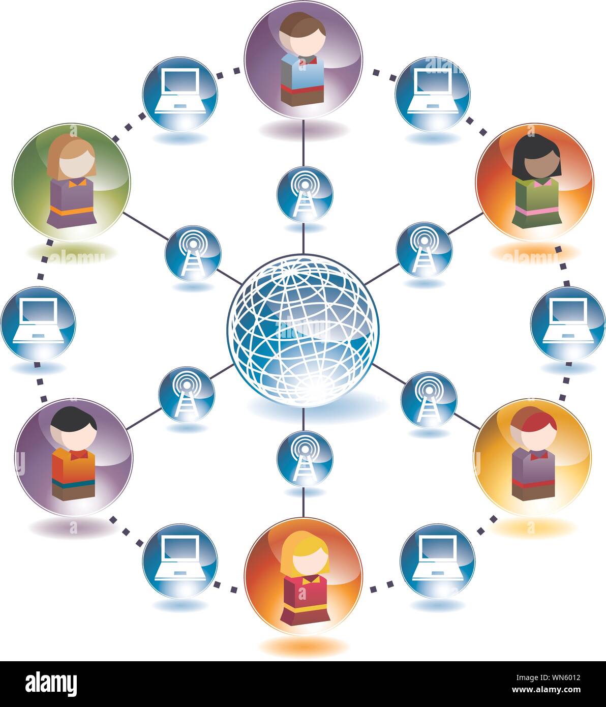 Child communicating Stock Vector Images - Alamy