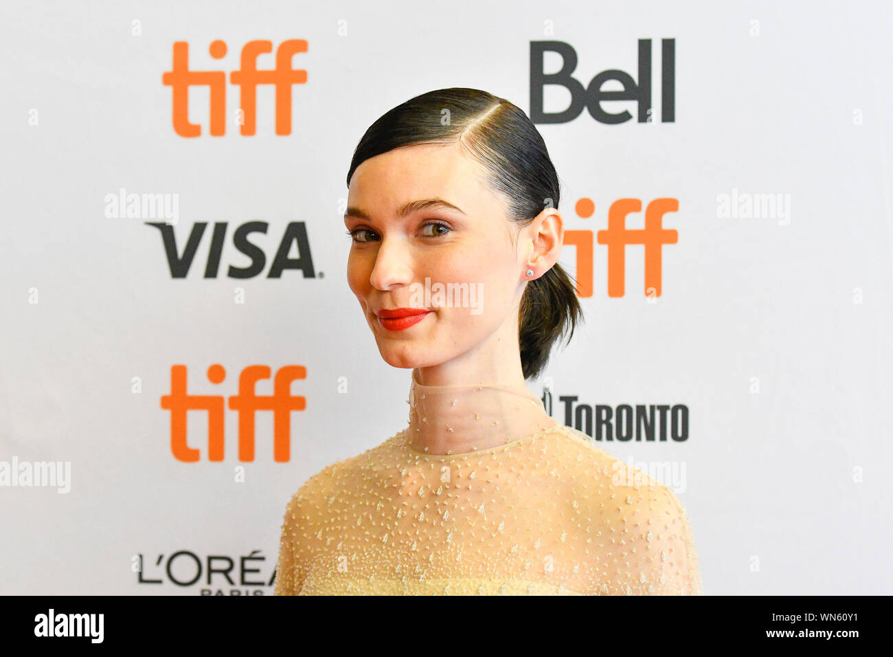 Toronto, Canada. 05th Sep, 2019. - Actress Tilda Cobham-Hervey arrives ...