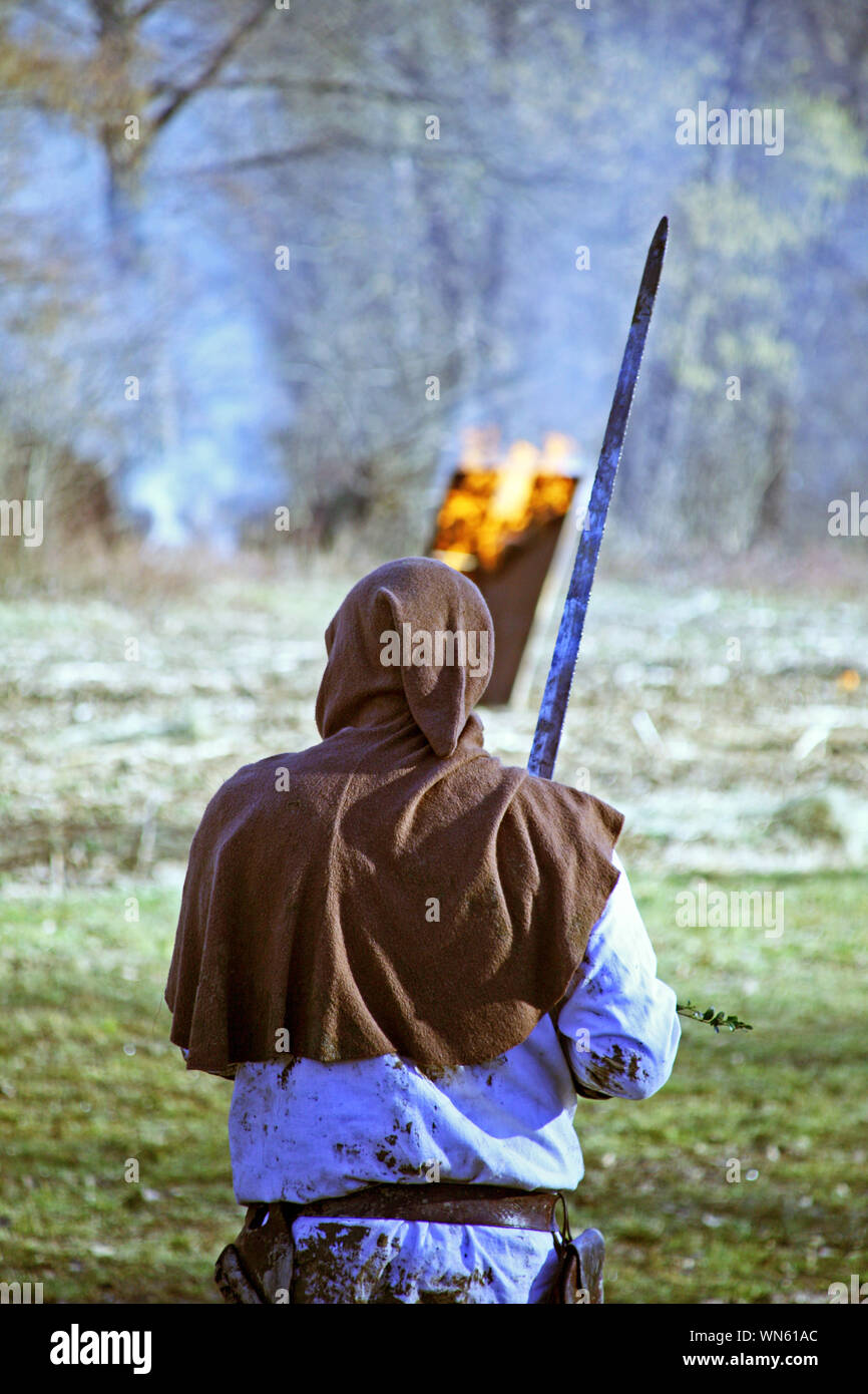 Standing warrior hi-res stock photography and images - Alamy