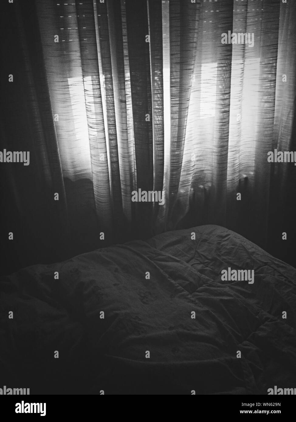 Messy window Black and White Stock Photos & Images - Alamy