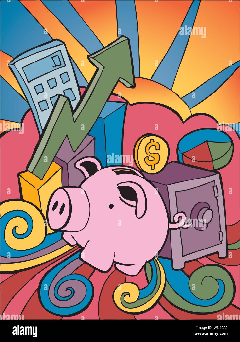 Financial meltdown Stock Vector Images - Alamy