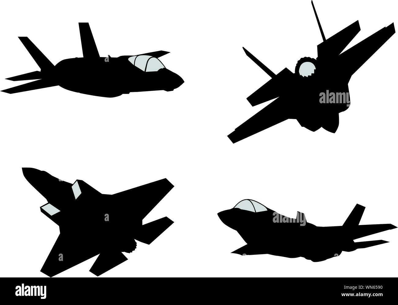 Weapon collection vector illustration hi-res stock photography and ...