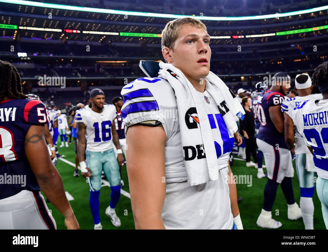 August 24th, 2019:.Dallas Cowboys linebacker Leighton Vander Esch (55 ...