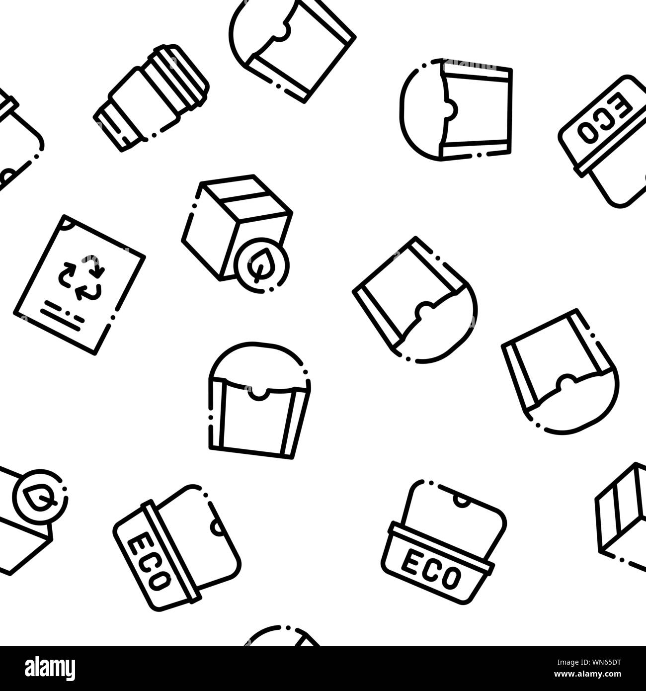 Packaging Seamless Pattern Vector Stock Vector Image & Art - Alamy