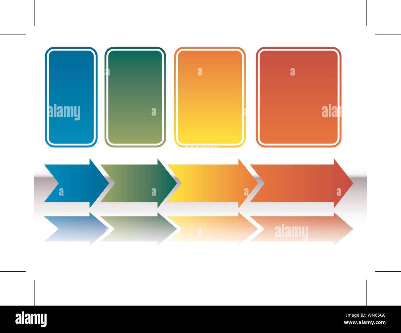 heat-map-arrow-chart-stock-vector-image-art-alamy