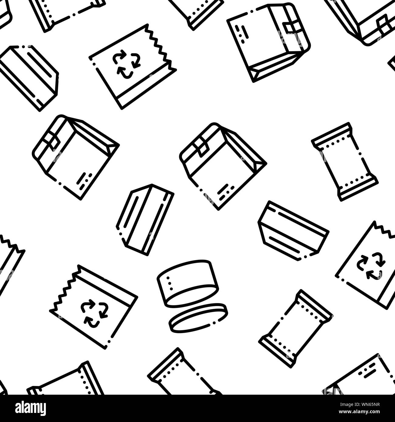 Carton packaging icons Black and White Stock Photos & Images - Alamy