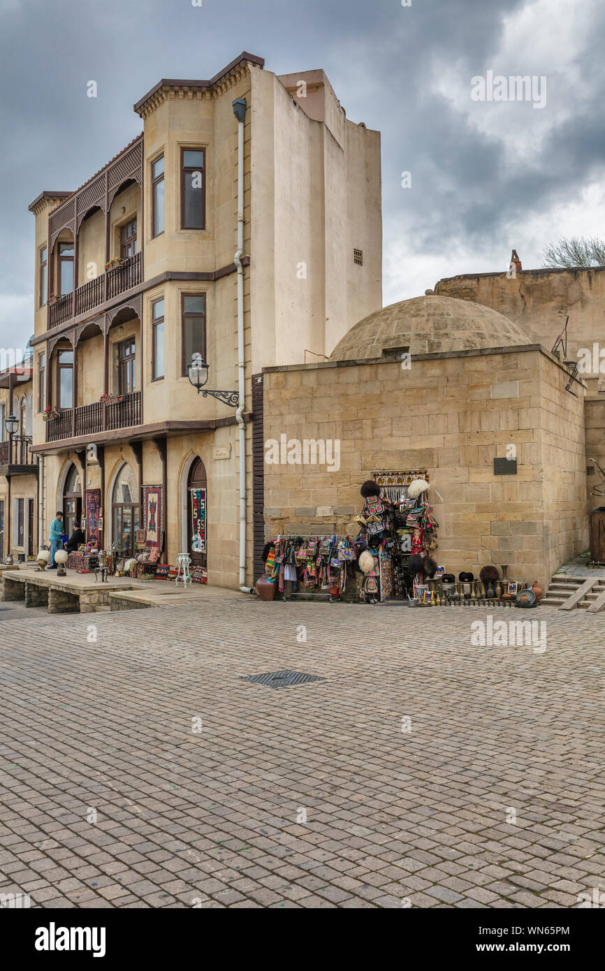 Street in Old City, Inner City, Baku, Azerbaijan Stock Photo - Alamy