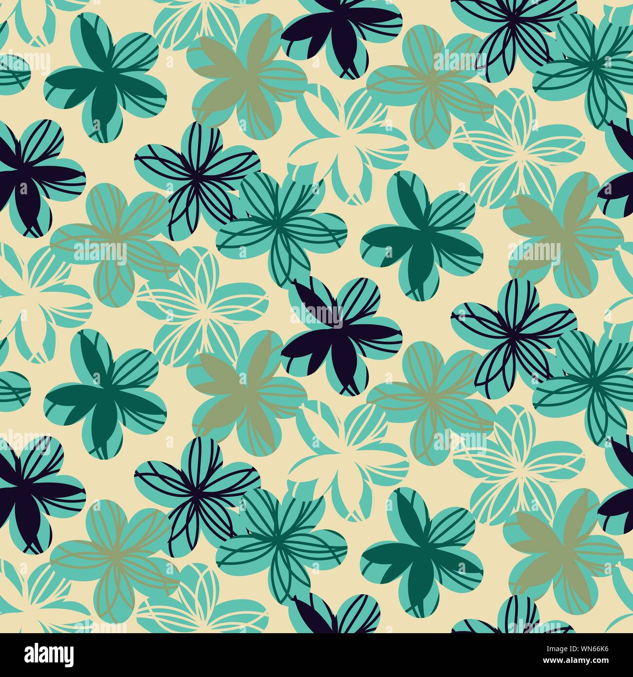 Jade green petals Stock Vector Images - Alamy