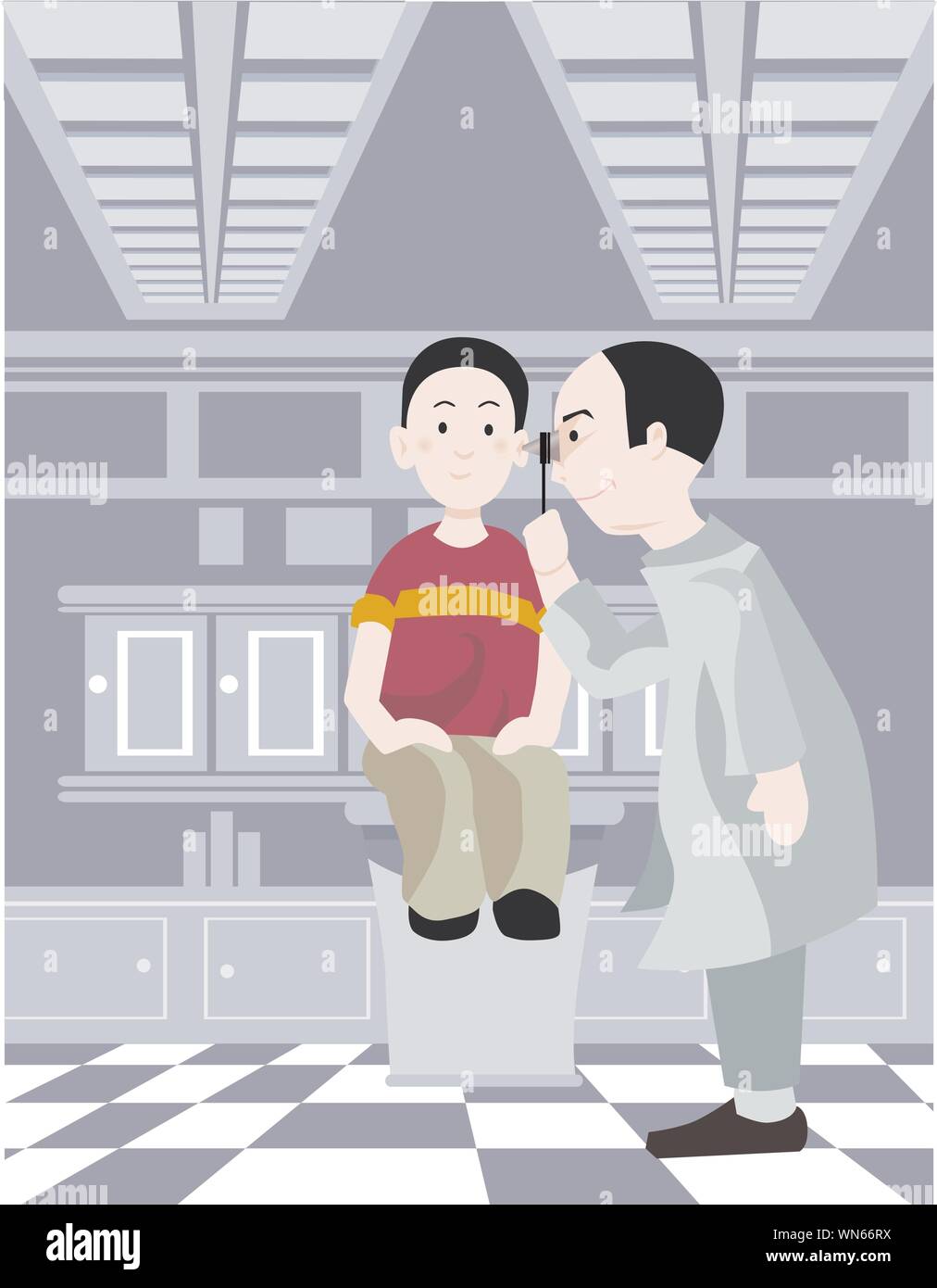 Annual medical check up Stock Vector Images - Alamy