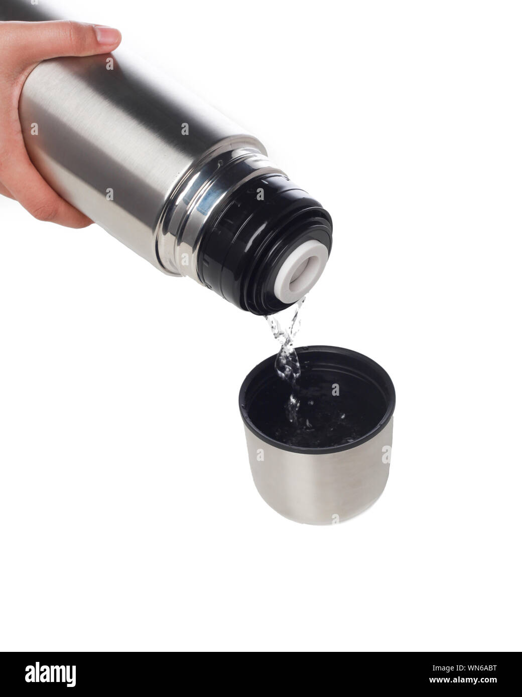 Person Pouring Water From Bottle High Resolution Stock Photography and ...