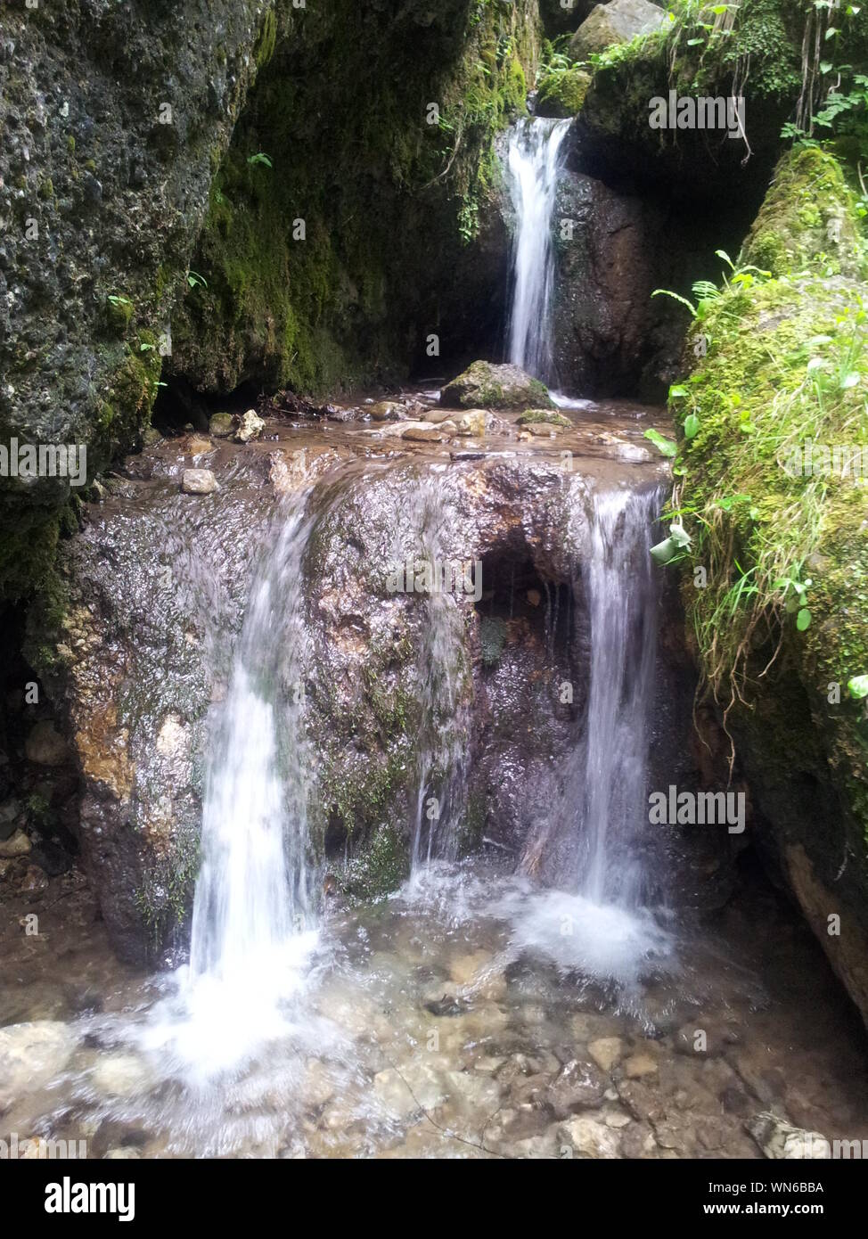 Hinang waterfall at Sonthofen (Bavaria, Germany Stock Photo - Alamy
