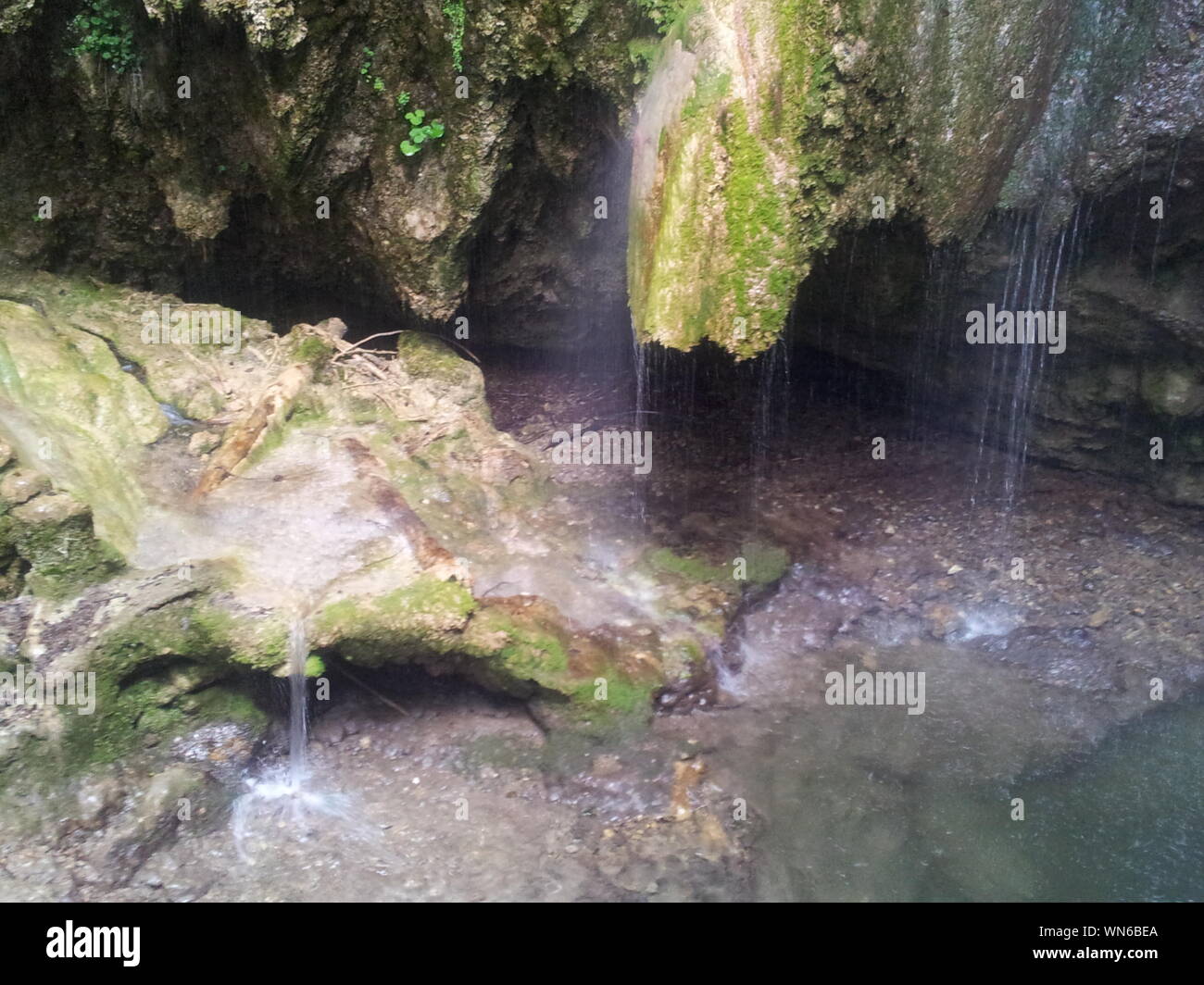 Hinang waterfall at Sonthofen (Bavaria, Germany Stock Photo - Alamy