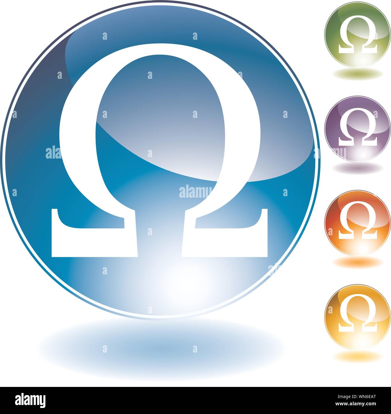 Greek alphabet characters Stock Vector Images - Alamy