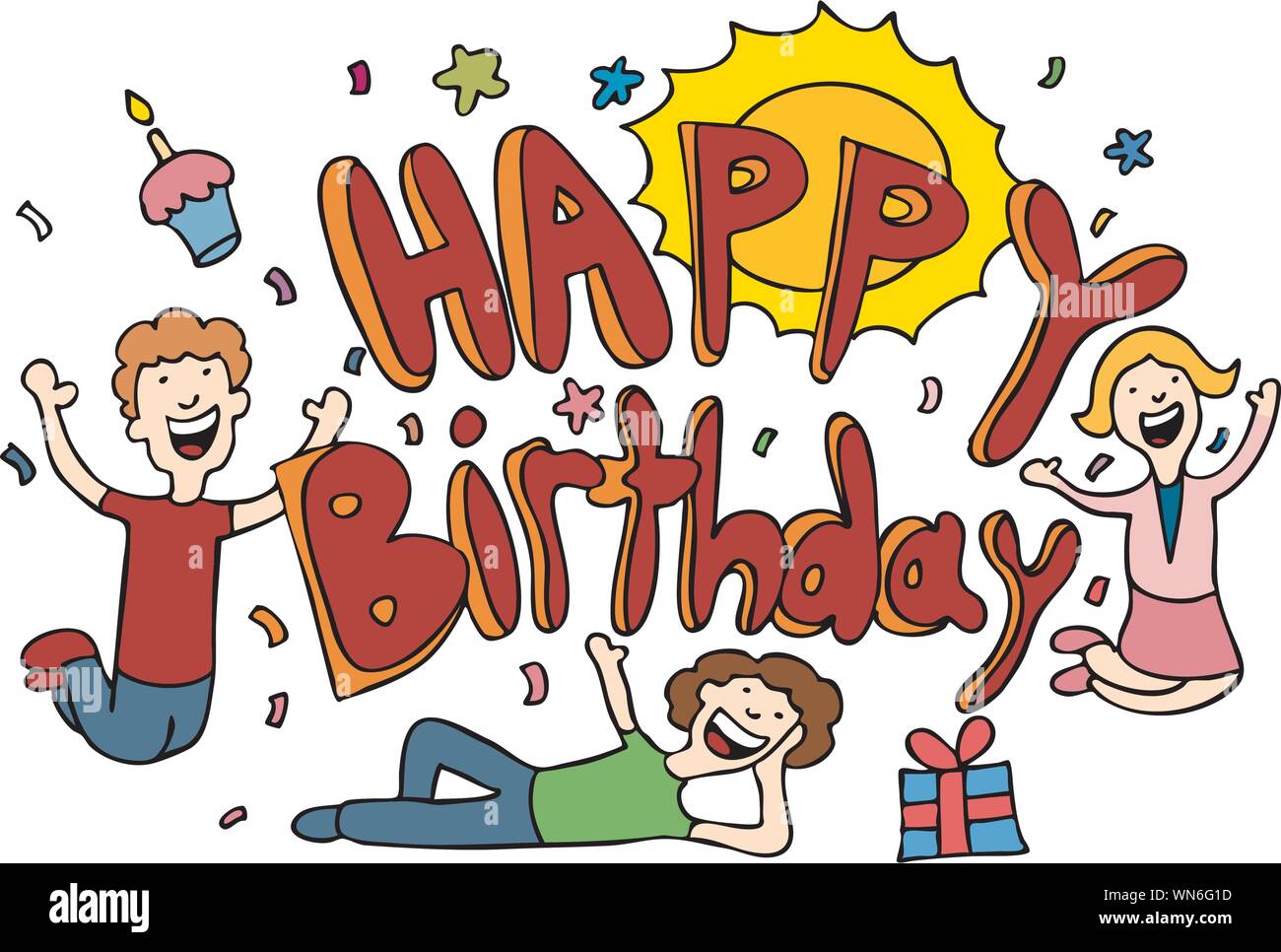 Happy Birthday Cartoon