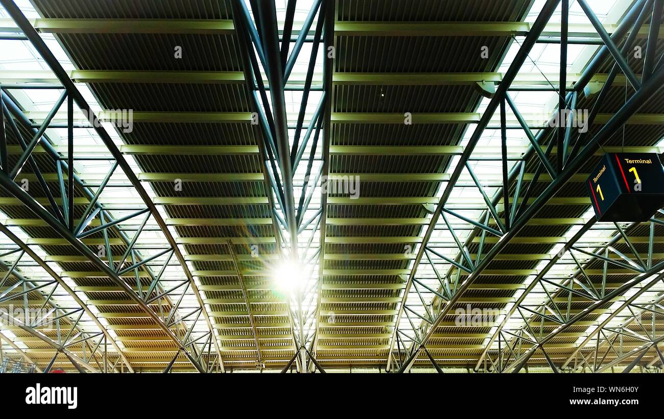 Airport with modern perspective view hi-res stock photography and ...