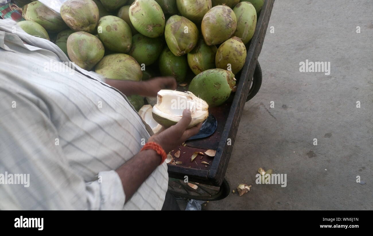 Coconut Vendor High Resolution Stock Photography and Images - Alamy