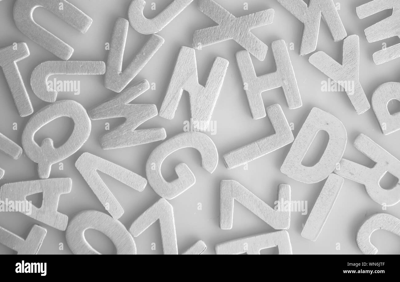 Alphabet letters hi-res stock photography and images - Alamy