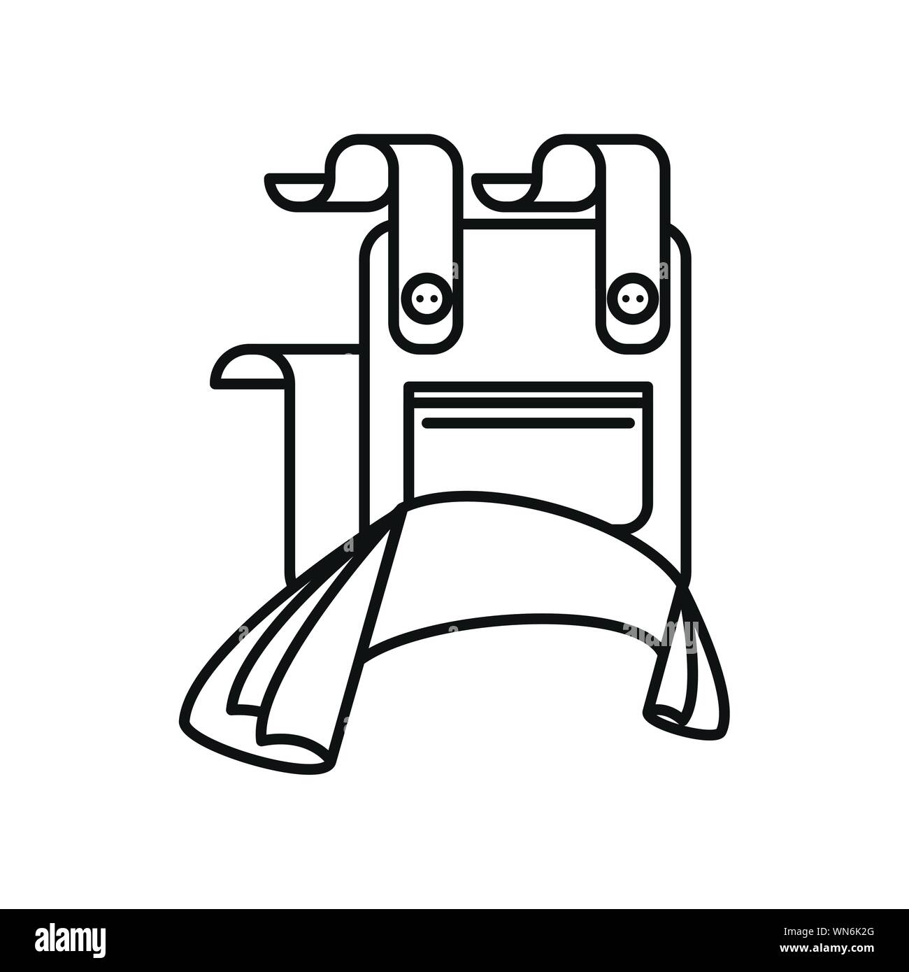 overalls work wear emblem icon vector illustration design Stock Vector ...