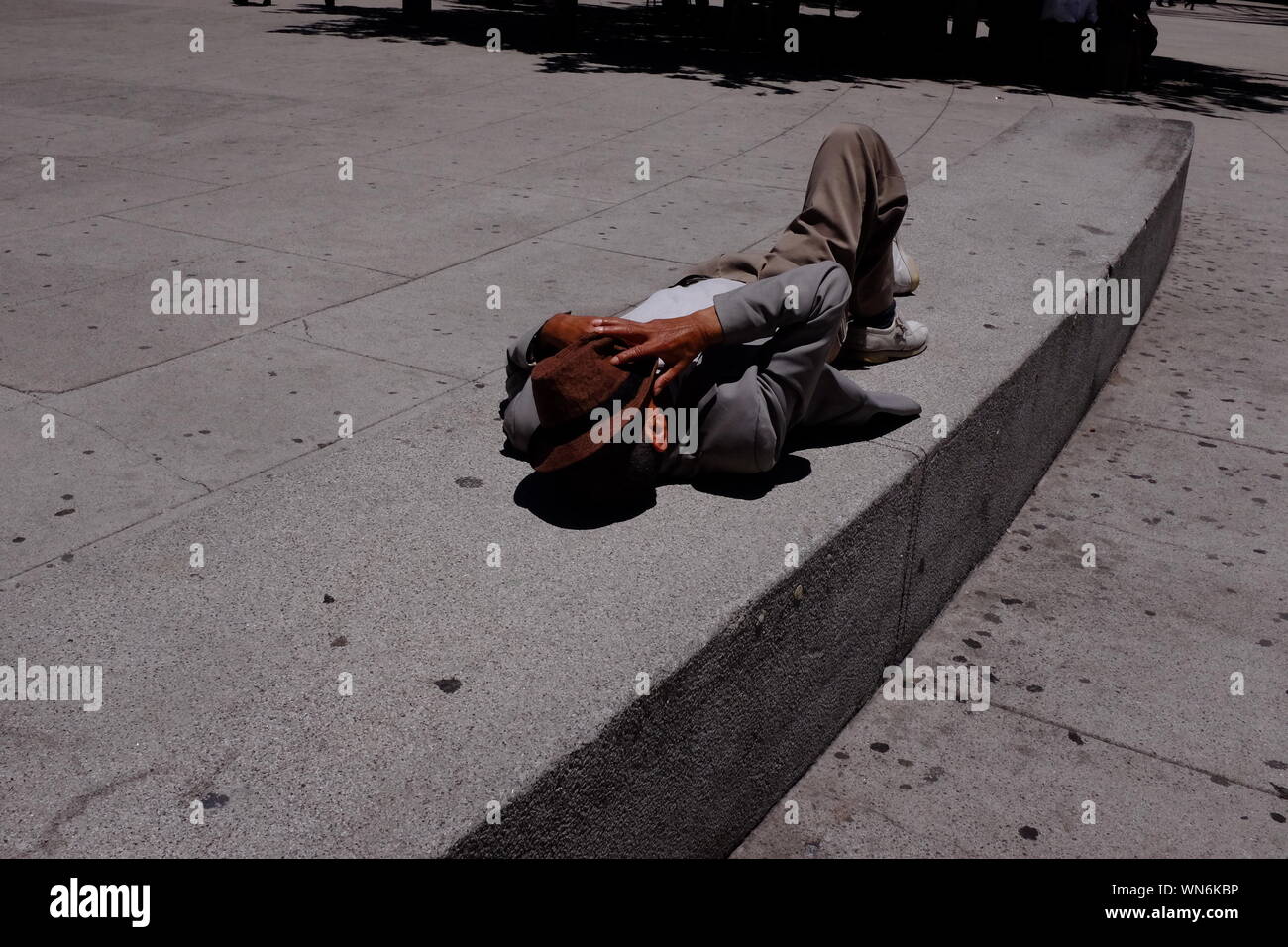 Homeless hat hi-res stock photography and images - Alamy