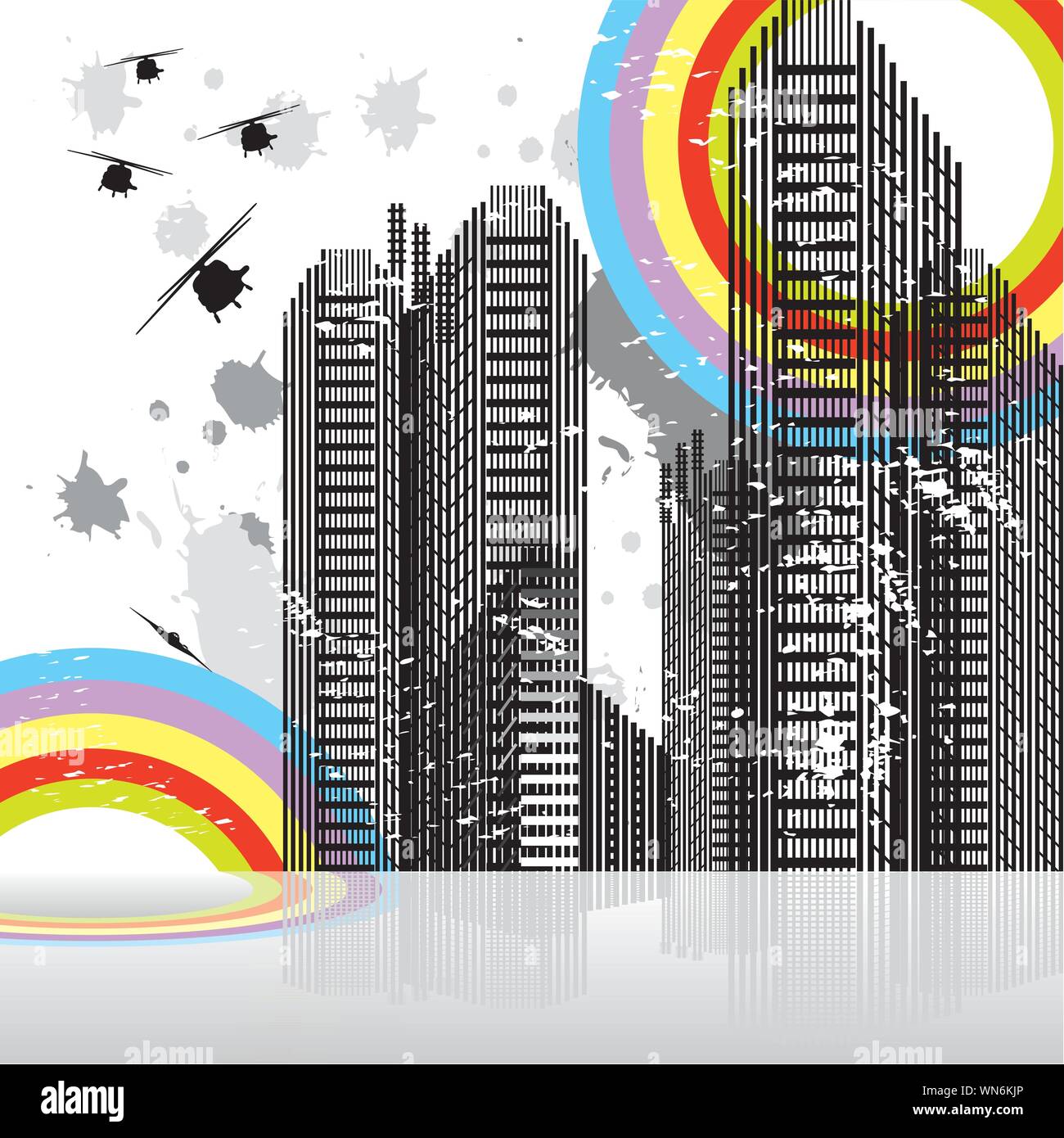 Urban urban scenes Stock Vector Images - Alamy