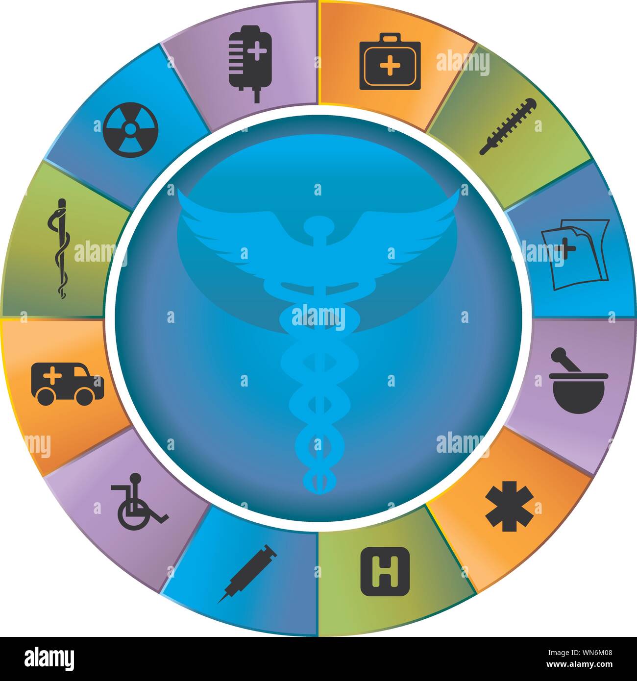 Wheel radiation Stock Vector Images - Alamy