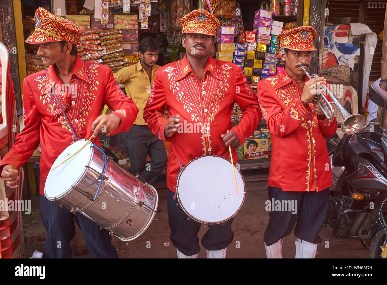 Indian drumners hi-res stock photography and images - Alamy