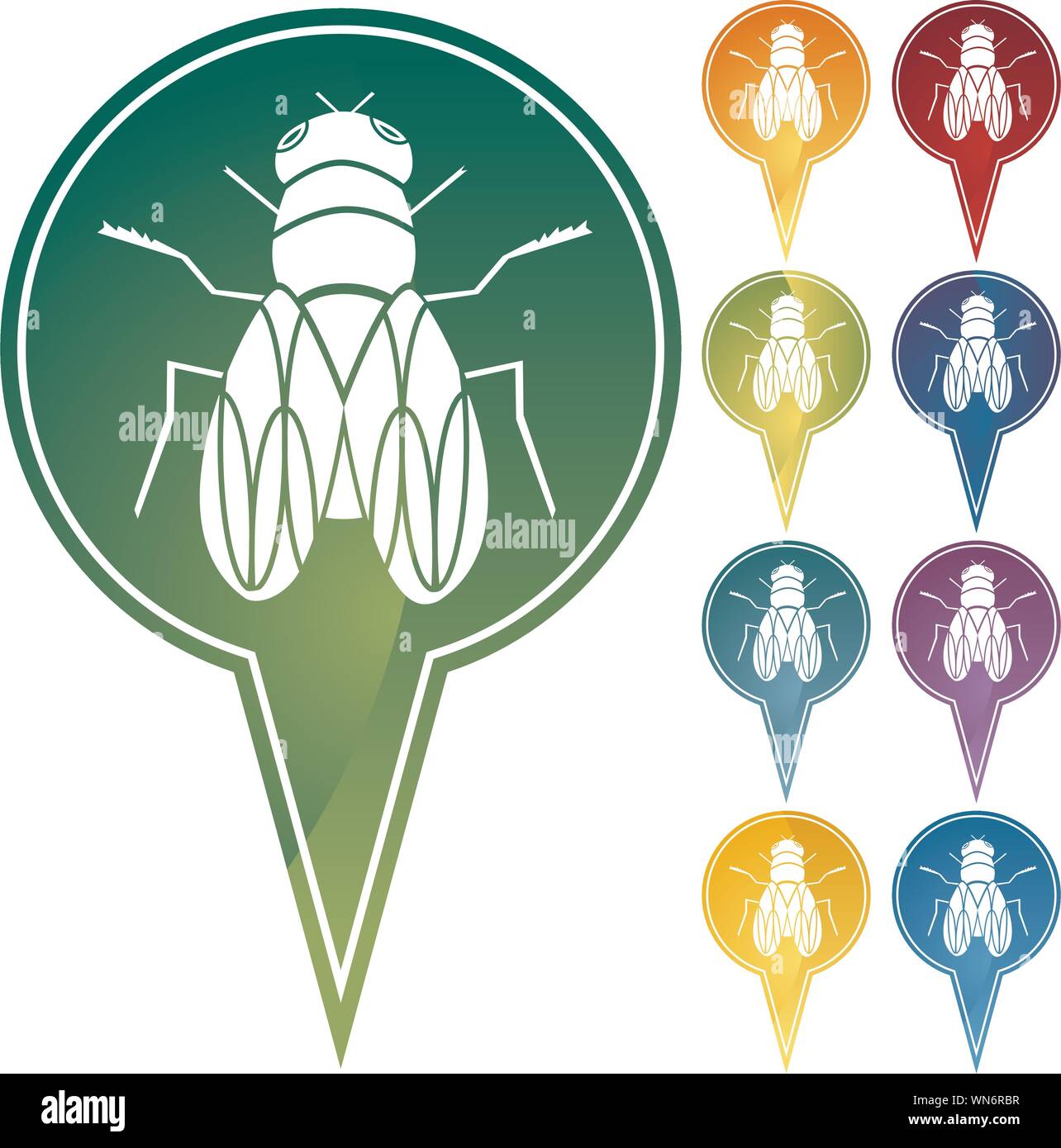 Eyes insect bugs Stock Vector Images - Alamy