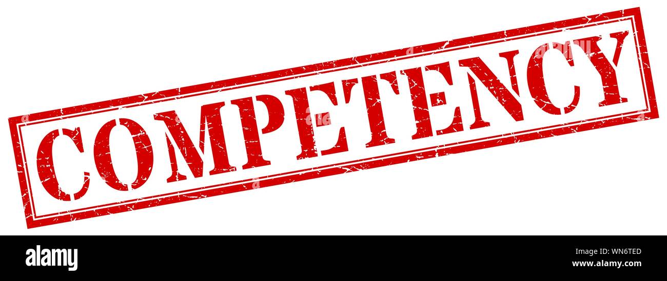 competency stamp. competency square grunge sign. competency Stock ...