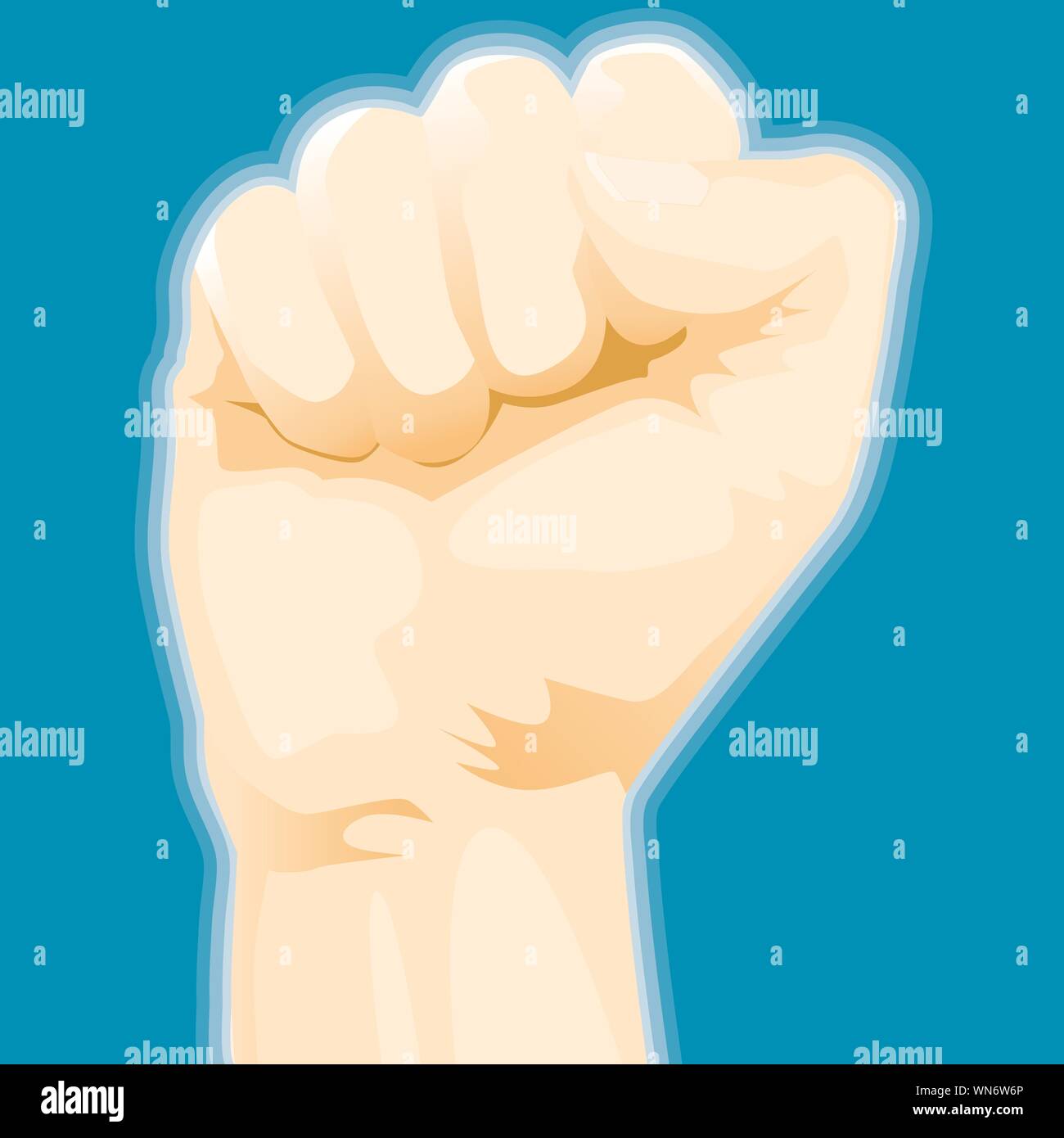 Teamwork control strength Stock Vector Images - Alamy