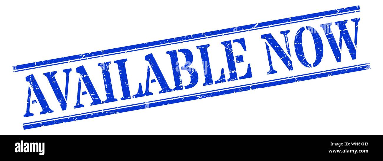 available now stamp. available now square grunge sign. available now ...