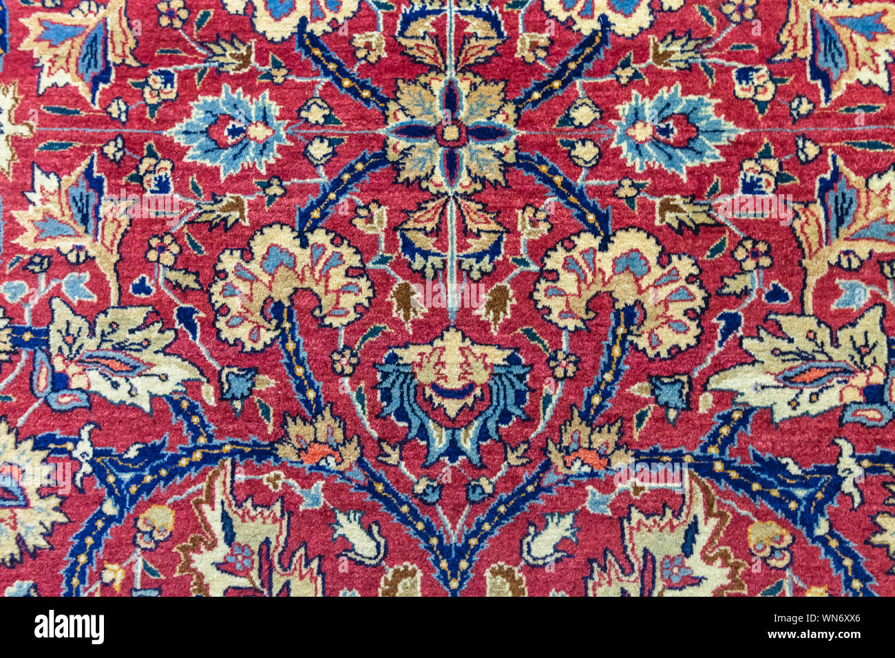 Traditional Persian carpet, Carpet Museum of Iran,Tehran, Iran Stock ...