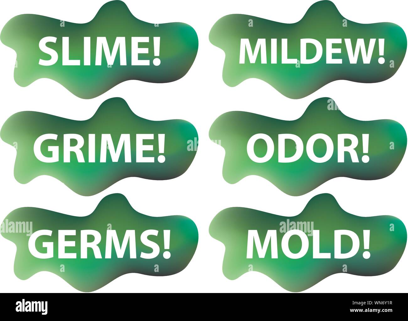 Slime Icon Set Stock Vector Image & Art - Alamy