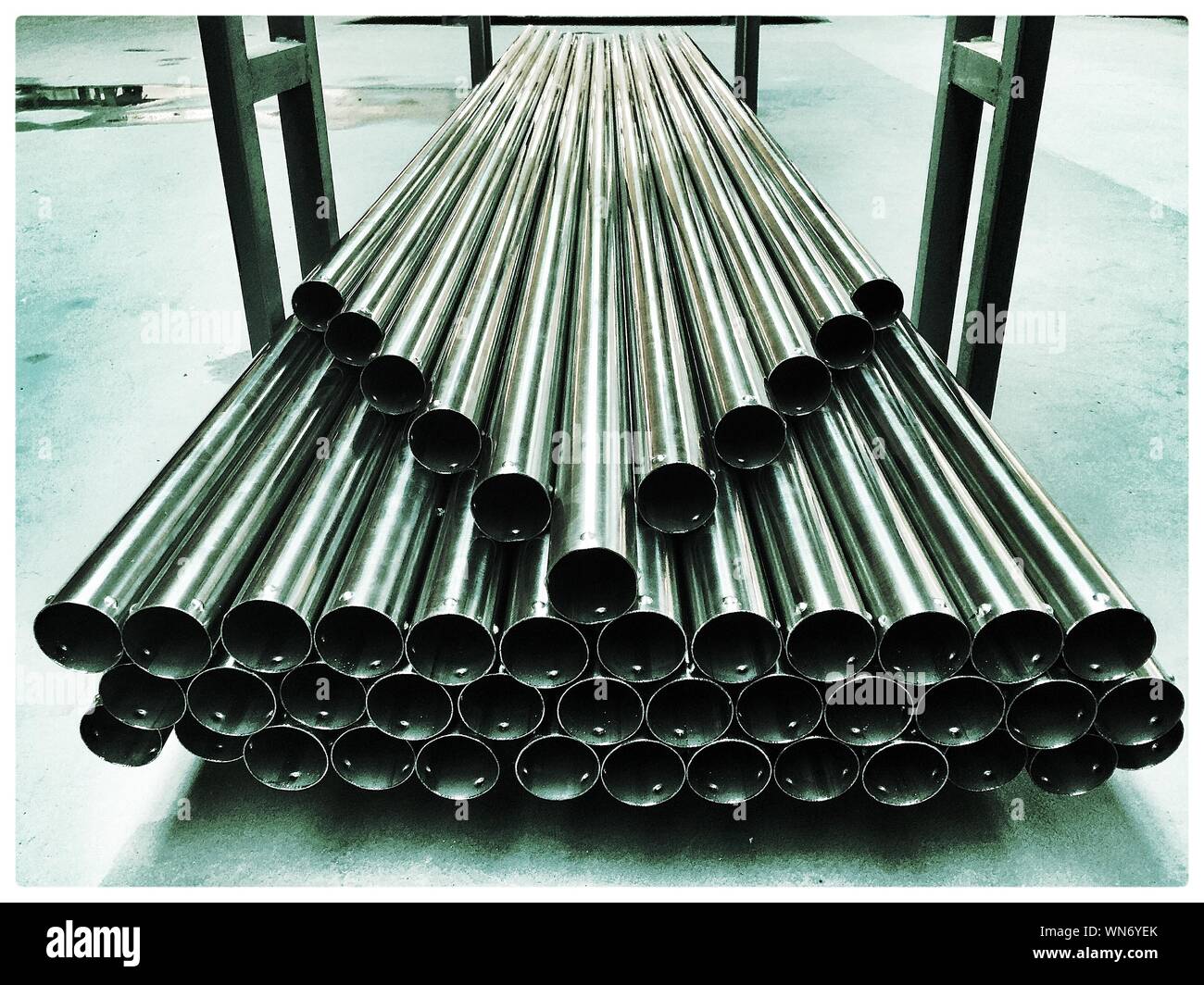 Side pipes Cut Out Stock Images & Pictures - Alamy