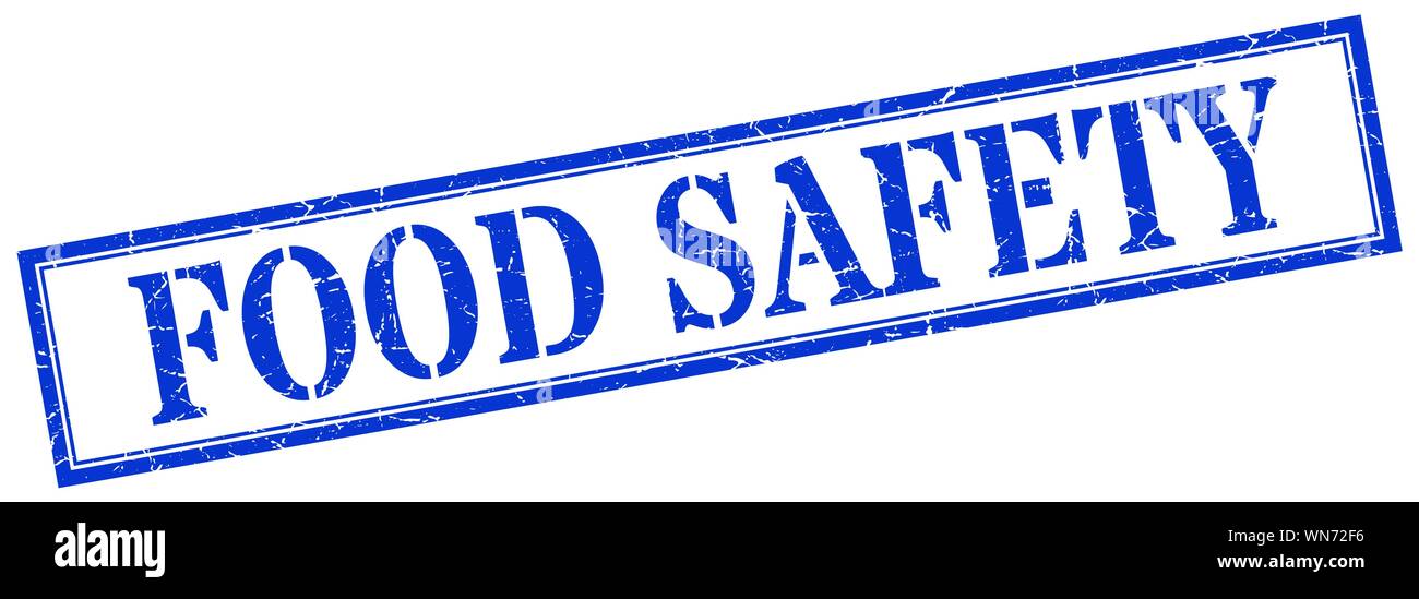 food safety stamp. food safety square grunge sign. food safety Stock ...
