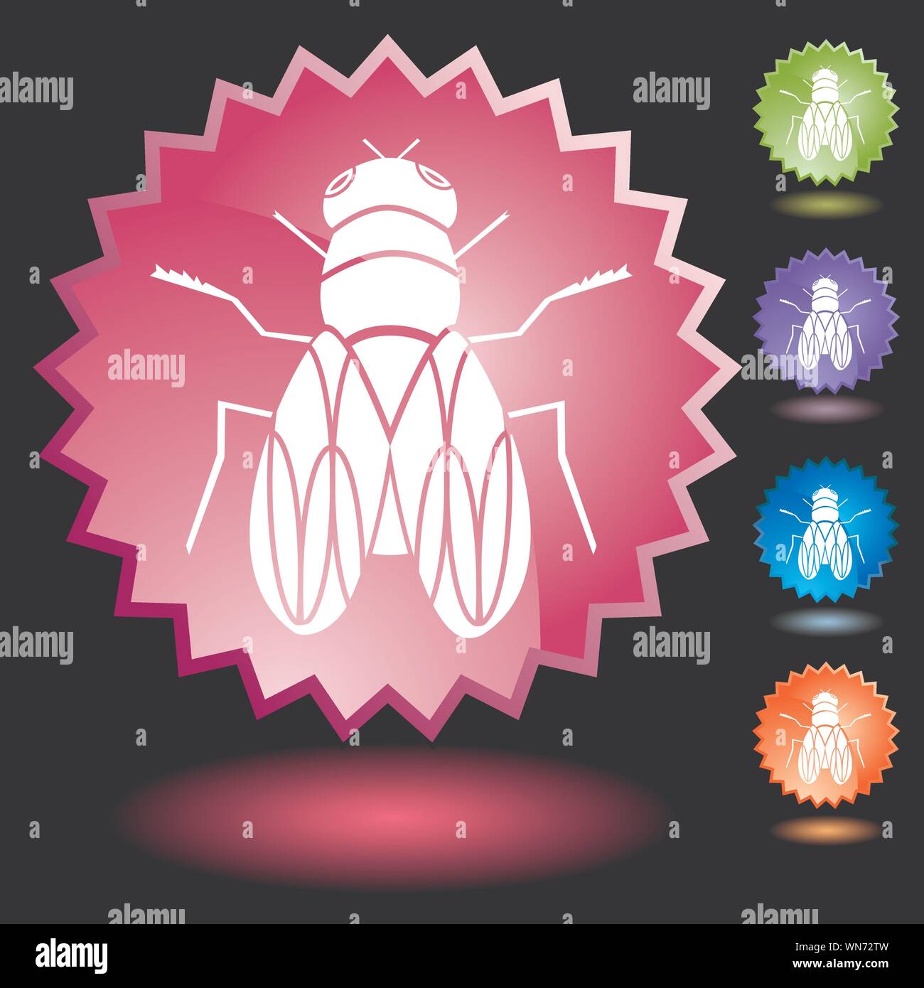 House flies Stock Vector Images - Alamy