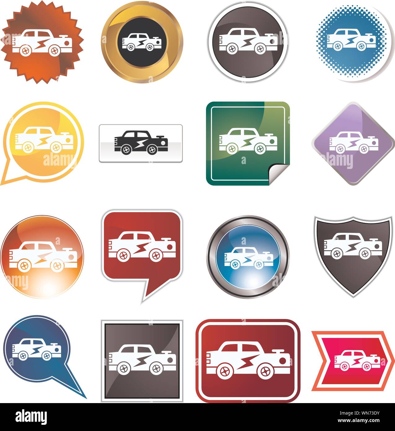 Monster racing Stock Vector Images - Alamy