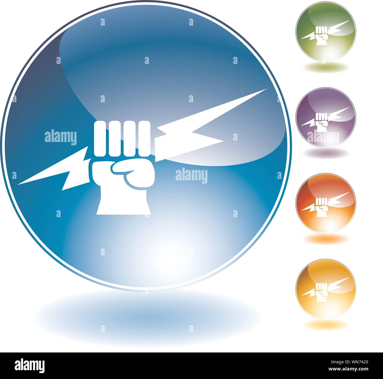 Team lightning Cut Out Stock Images & Pictures - Alamy