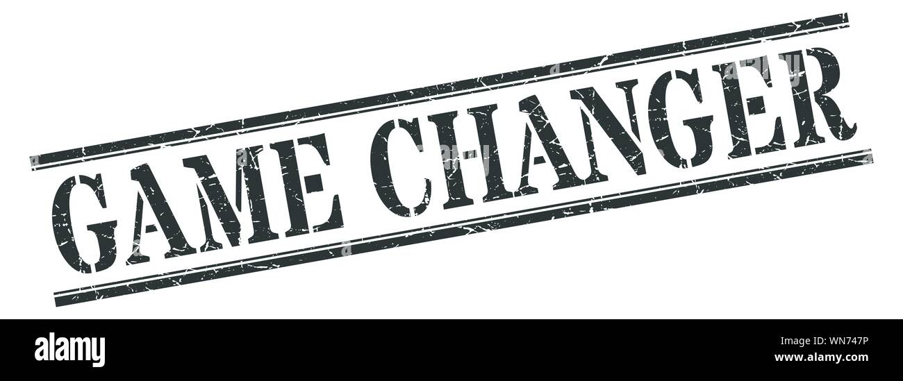 game changer stamp. game changer square grunge sign. game changer Stock ...