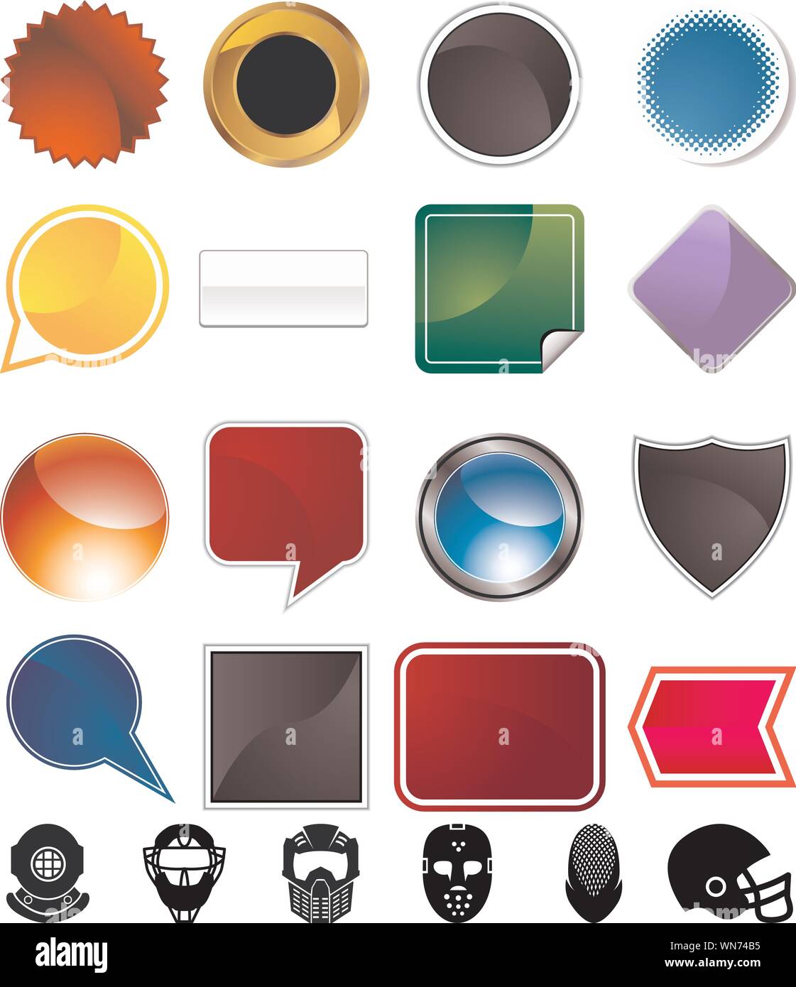 Helmet masks Cut Out Stock Images & Pictures - Alamy