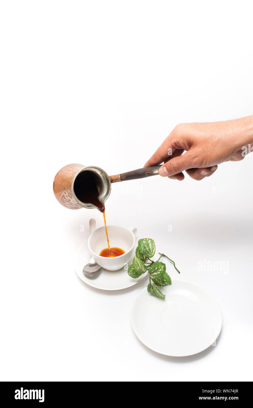 Hand with tea hi-res stock photography and images - Alamy
